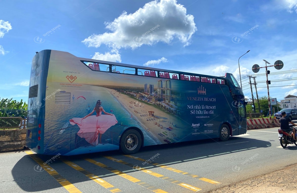 Roadshow xe bus 2 tầng giới thiệu dự án Venezia Beach Hồ Tràm - Công ty ...
