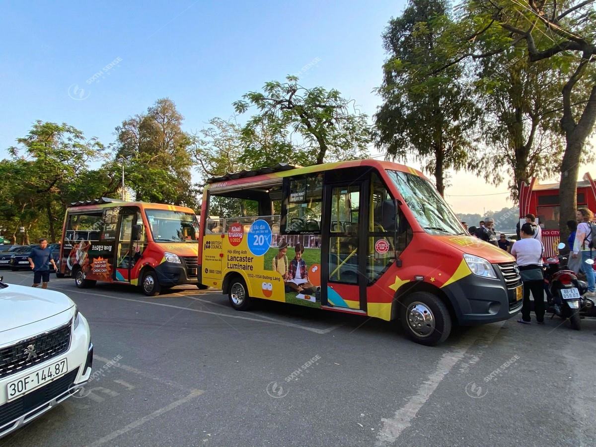 Dự án quảng cáo trên xe bus tại Hà Nội của British Council Vietnam ...